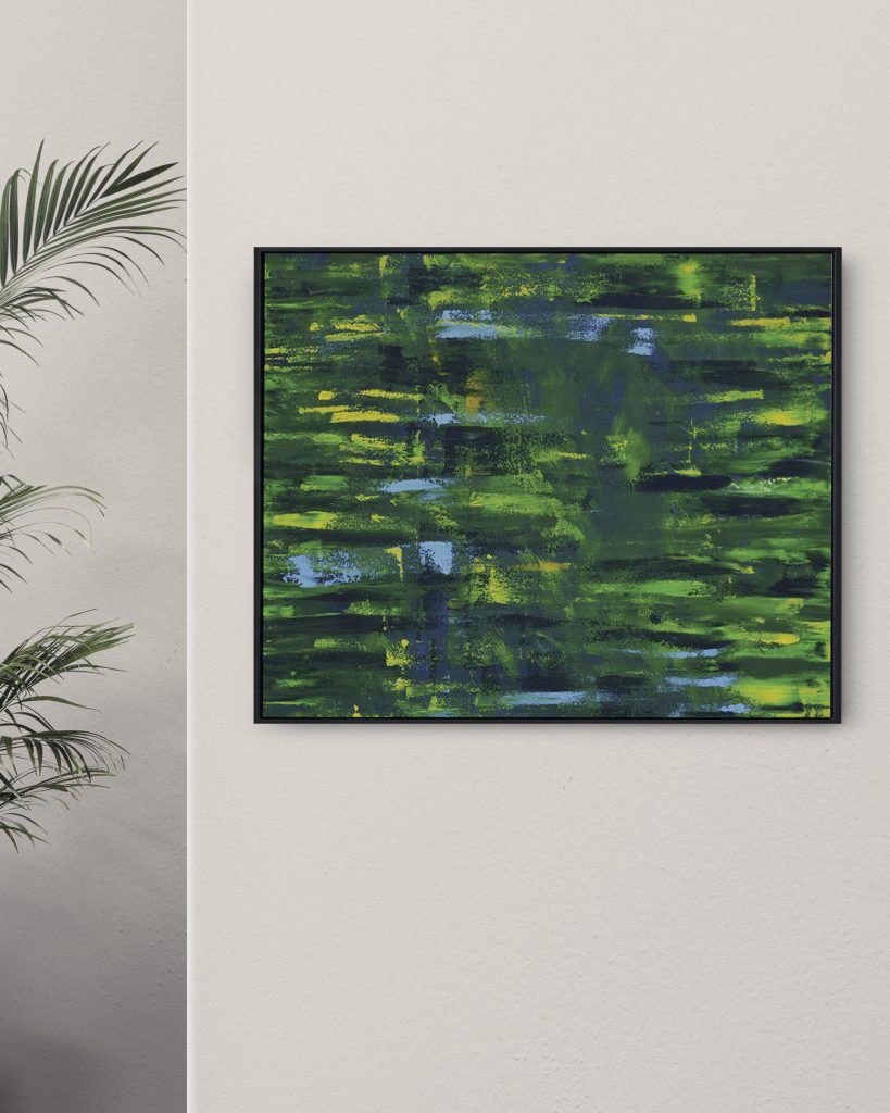 Green Abstract Wall Art | Giclée Fine Art Print | Eilak Designs