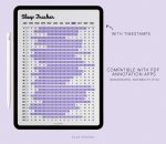 Sleep Tracker | GoodNotes Template | Digital Download