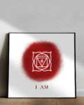 Root Chakra Art Illustration | Chakra Art Poster