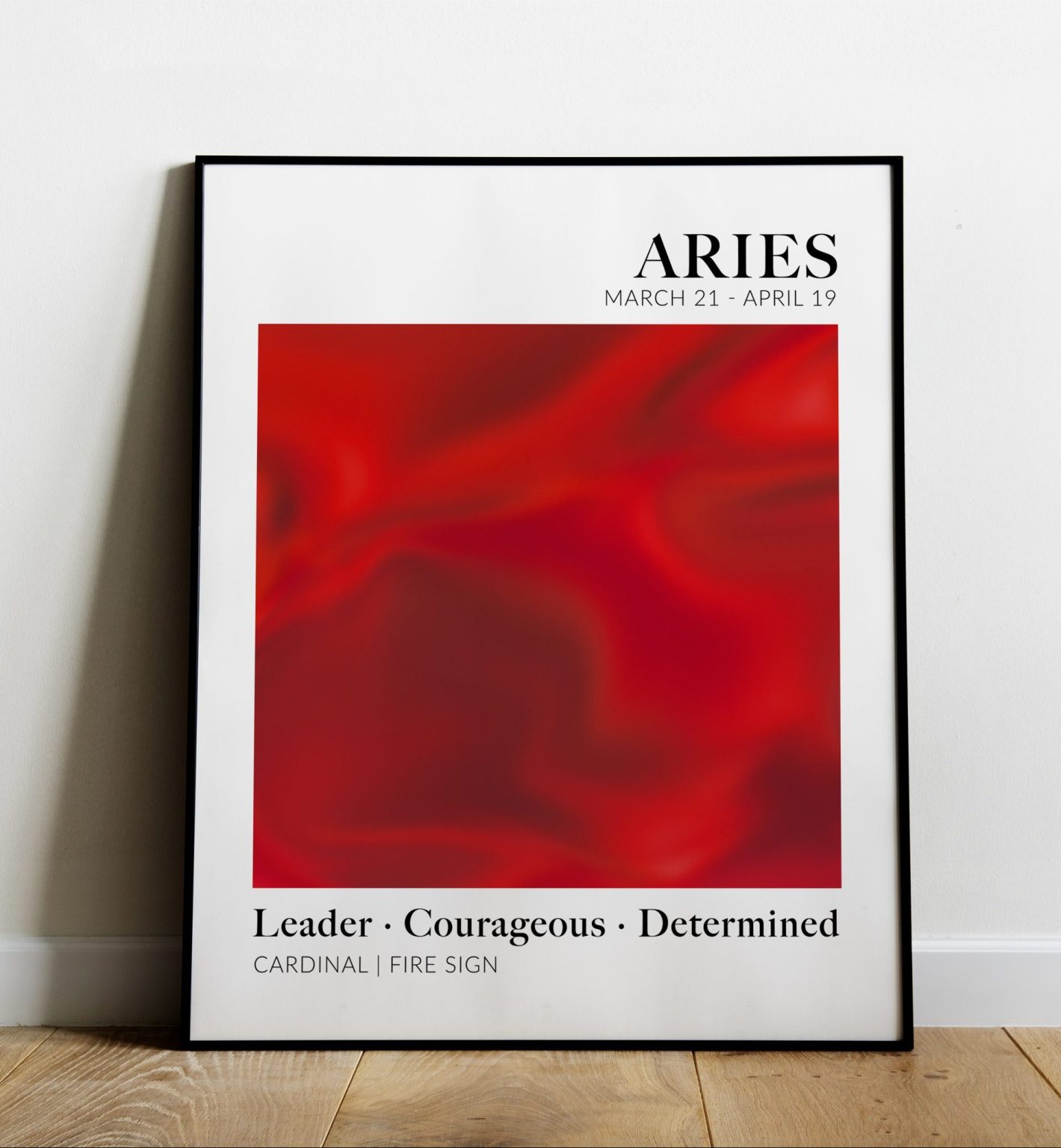 Scorpio Poster | Water Zodiac Aura Art Print